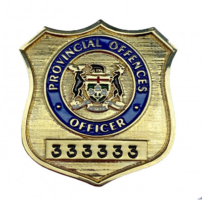 Provincial Offences Officer Wallet Badge